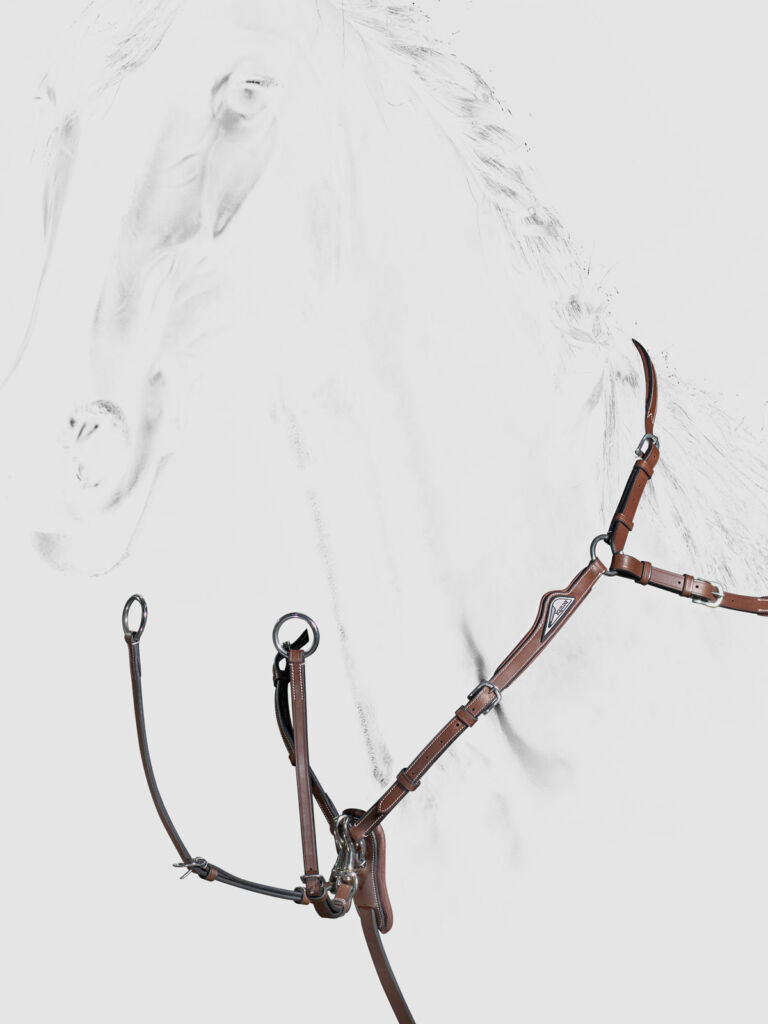 3-Point Breastplate with Running Martingale Attachment