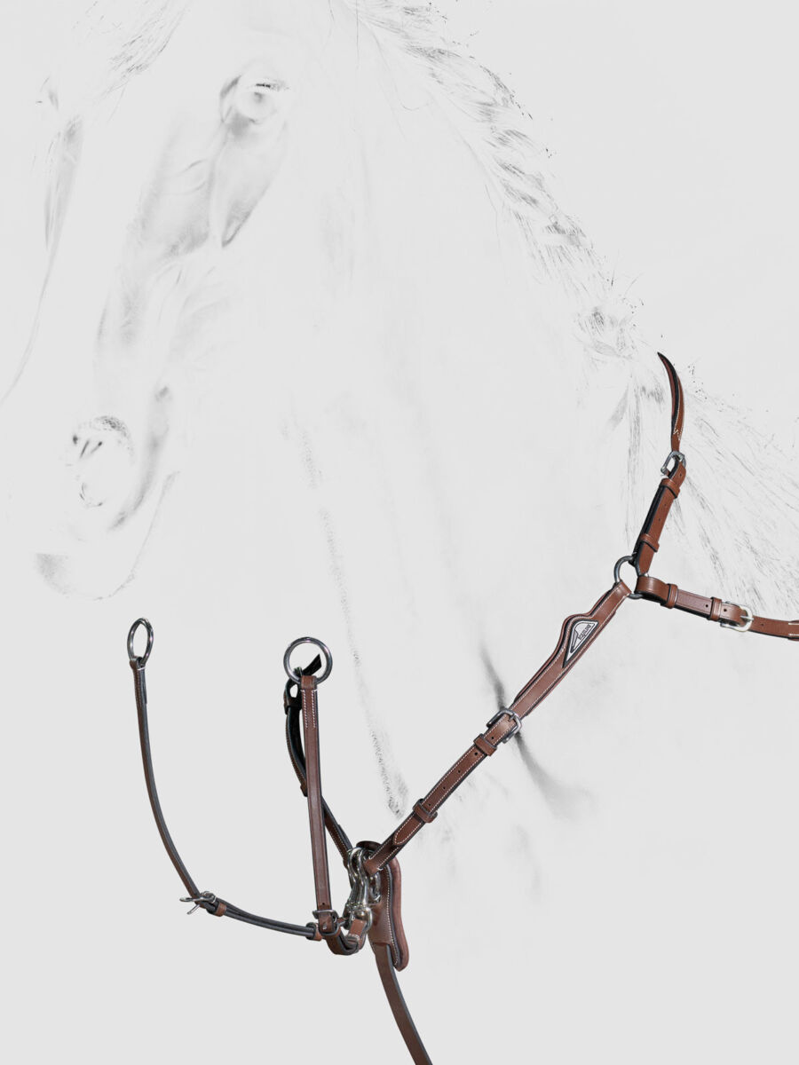 3-Point Breastplate with Running Martingale Attachment